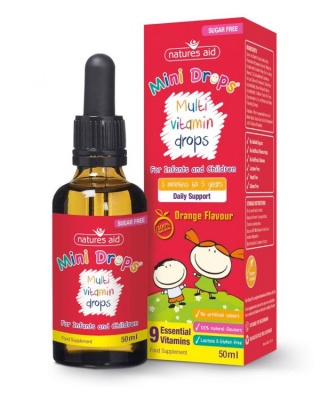 Natures Aid Vitamin D3 Mini Drops 50ml - Natural Health Products