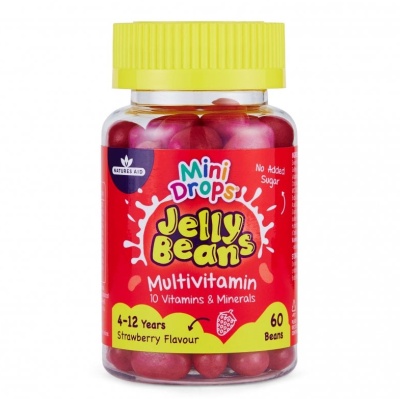 Natures Aid Mini Drops Jelly Beans Multivitamin 60 beans - Natural ...
