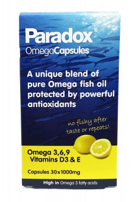 Paradox Omega 3 Cardio Tg 1165Mg 30 caps - Natural Health Products