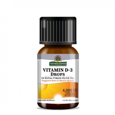 Natures Answer Vitamin D3 & K2 Drops 15ml - Natural Health Products