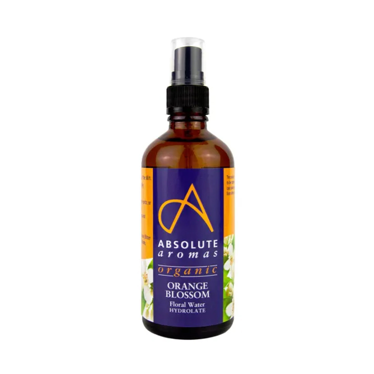 Absolute Aromas Organic Orange Blossom Hydrosol Water 100ml - Natural ...