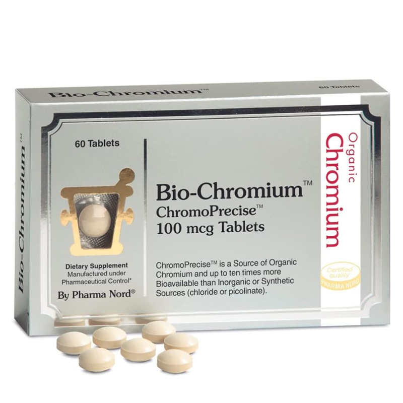 Pharma Nord Bio Chromium ChromoPrecise 100ug 60 tabs - Natural Health ...