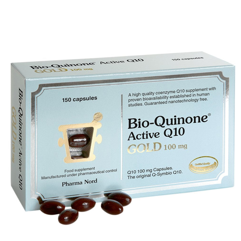 Pharma Nord Bio Quinone Active Q10 Gold 100mg 150 caps - Natural Health ...