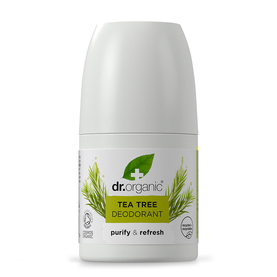 Dr Organic Tea Tree Deodorant 50ml - Natural Health Products