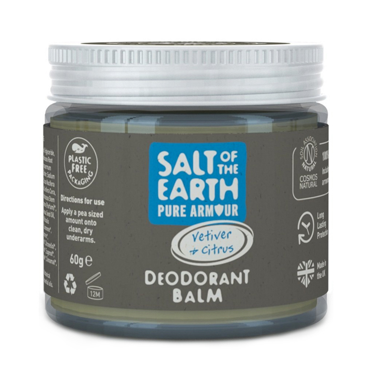 Salt of the Earth Pure Armour Vetiver & Citrus Deodorant Balm 60g ...