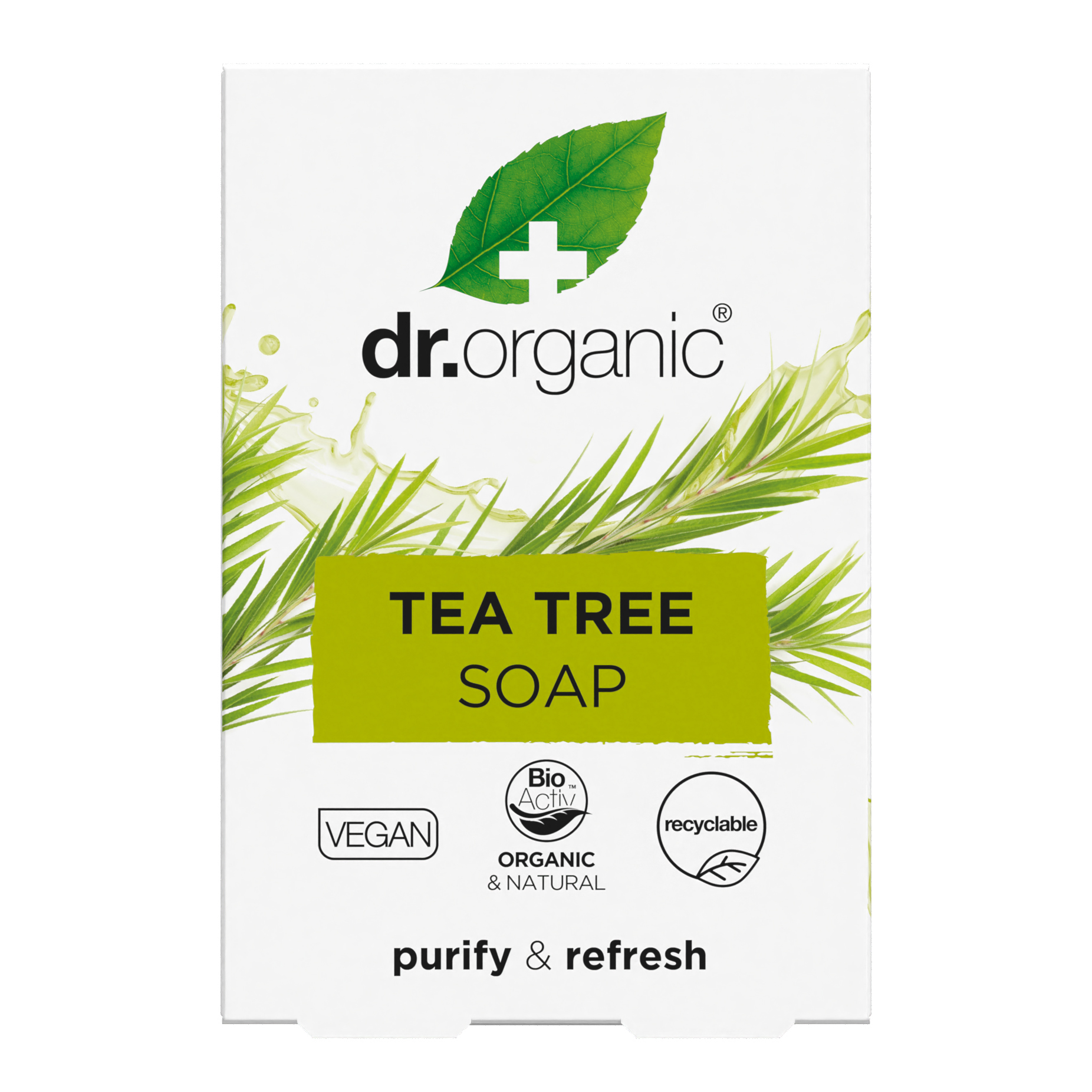 Dr Organic Tea Tree Soap 100g - Natural Health Products
