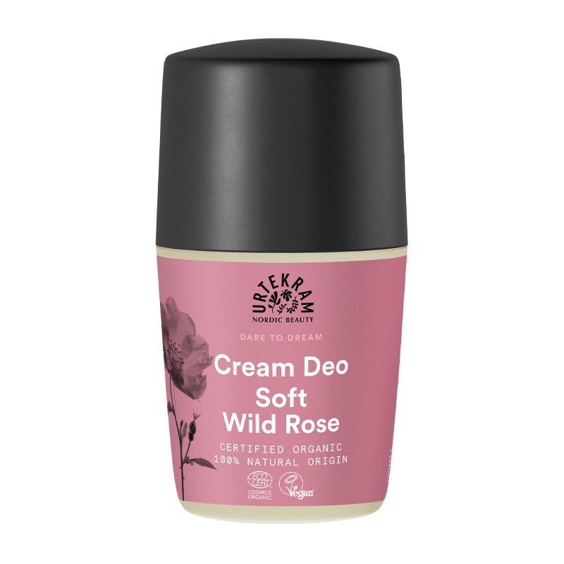 Urtekram Cream Deo Soft Wild Rose 50ml - Natural Health Products