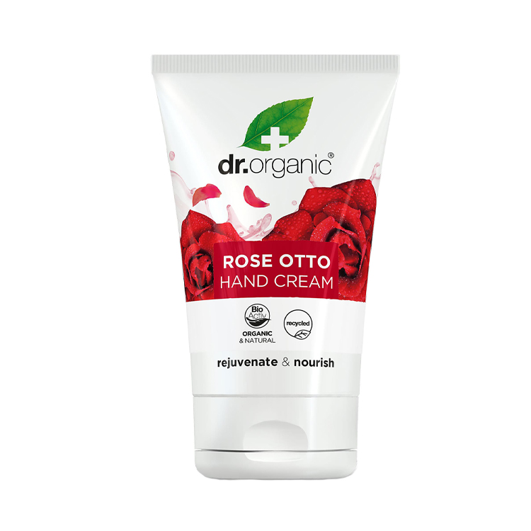 Dr Organic Rose Otto Hand Cream 150 ml - Natural Health Products