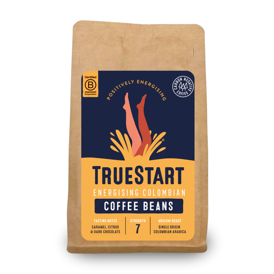 TrueStart Energising Colombian - Single Origin - Beans 200g - Natural ...