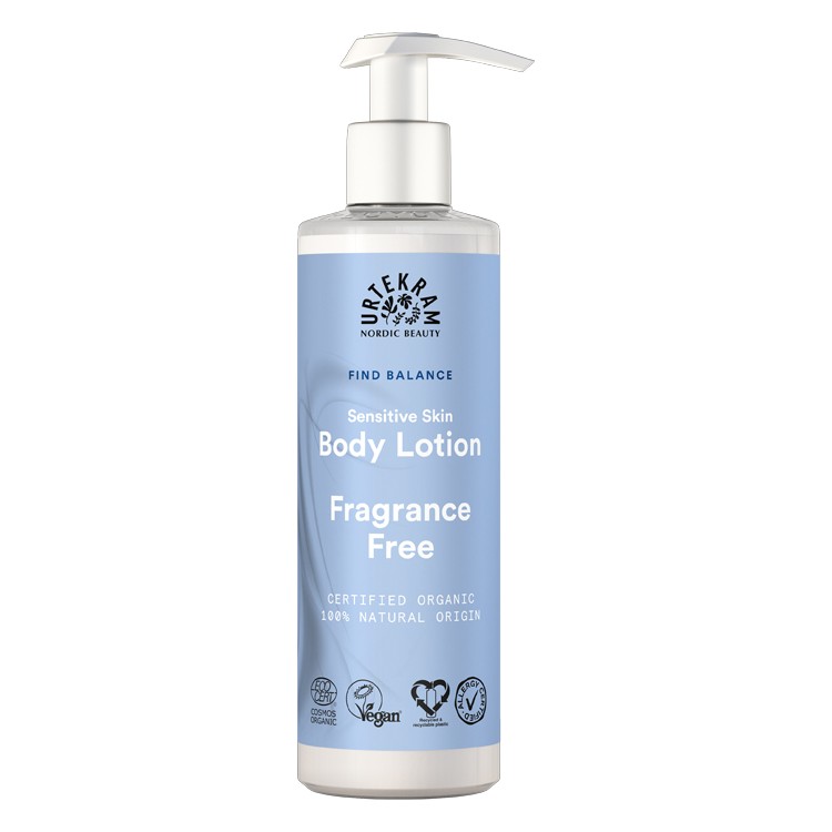 Urtekram Fragrance Free Sensitive Skin Body Lotion 245ml - Natural ...