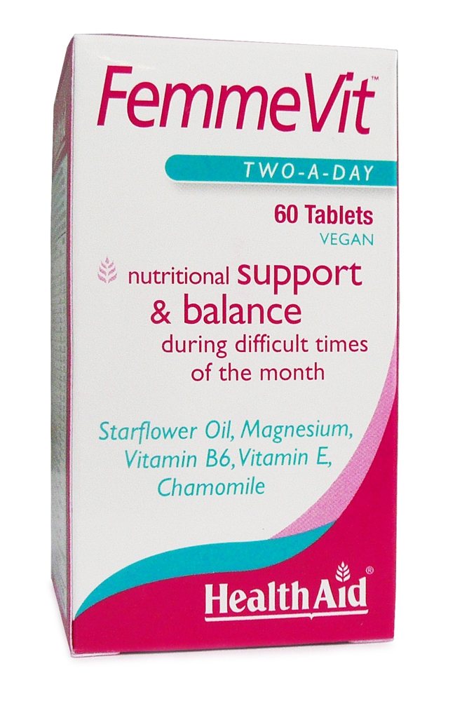 Health Aid FemmeVit 60 caps - Natural Health Products