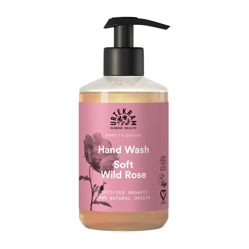 Urtekram Soft Wild Rose Hand Wash 300ml - Natural Health Products