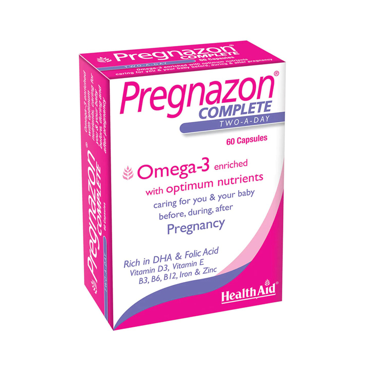Health Aid Pregnazon Complete 60 caps - Natural Health Products