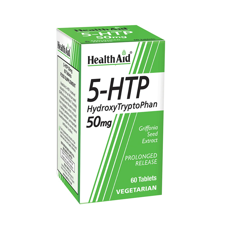 Health Aid 5 HTP (hydroxytryptophan) 50mg 90 tabs - Natural Health Products