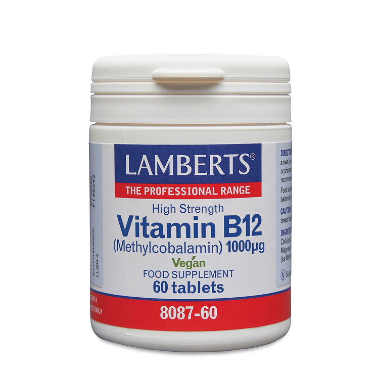 Lamberts Vitamin B12 1000ug 60 tabs - Natural Health Products