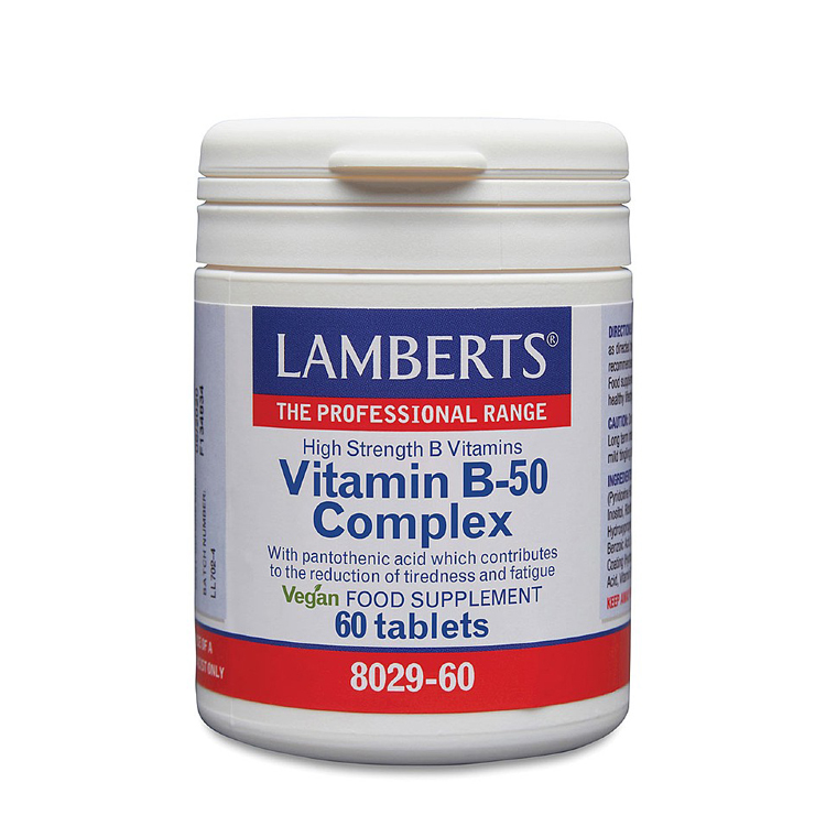 Lamberts Vitamin B50 Complex 60 tabs - Natural Health Products