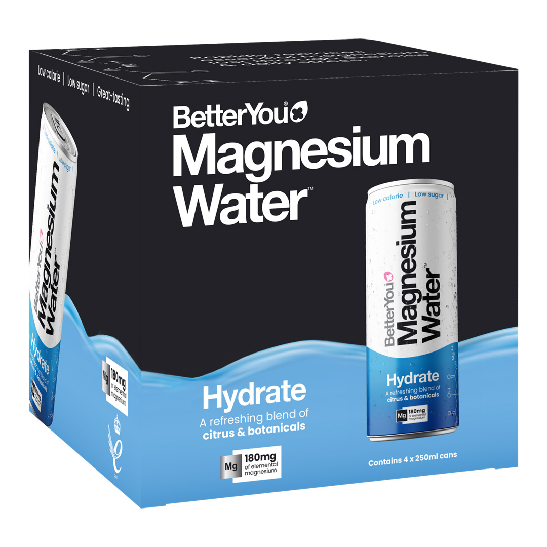 Better You Magnesium Water Hydrate 4x250ml - Natural Health Products