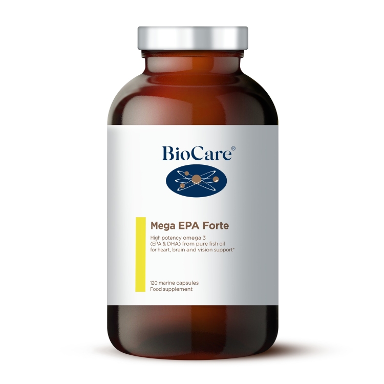 BioCare Mega EPA Forte (Omega-3 Fish Oil) 120 Capsules - Natural Health ...
