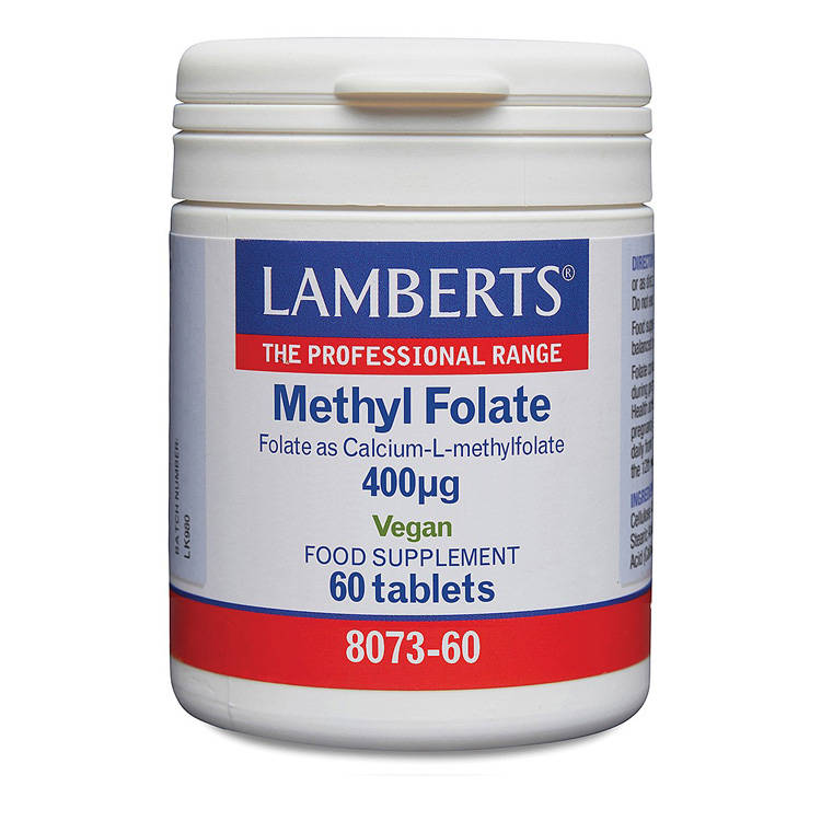 Lamberts Methyl Folate 400ug 60 tabs - Natural Health Products