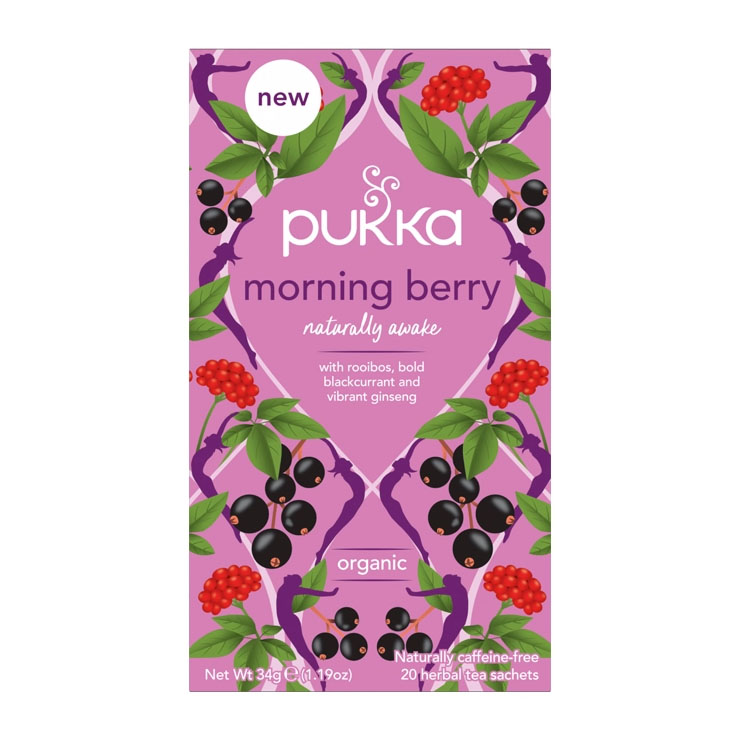 Pukka Morning Berry 20 Tea sachets - Natural Health Products