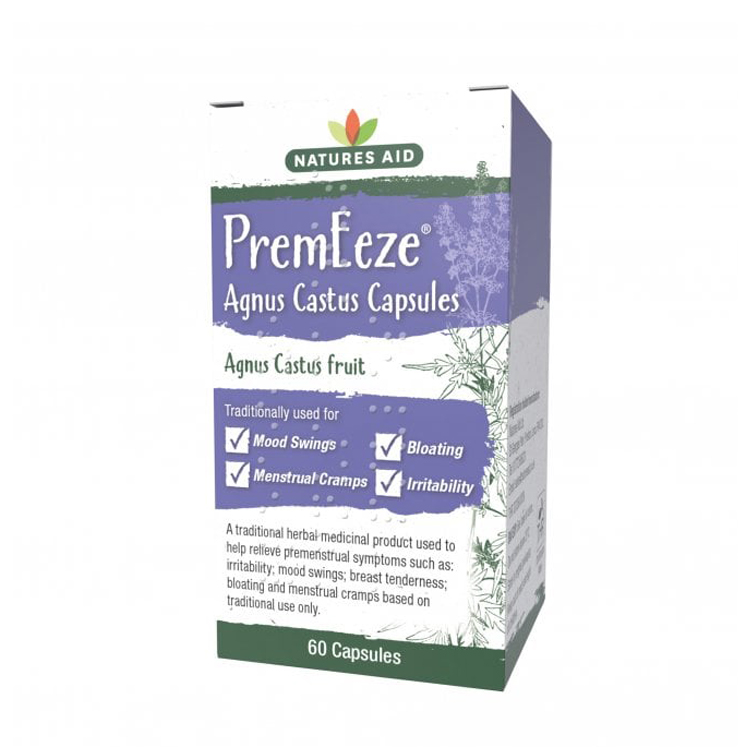 Natures Aid Premeeze (Agnus castus) 60 caps - Natural Health Products