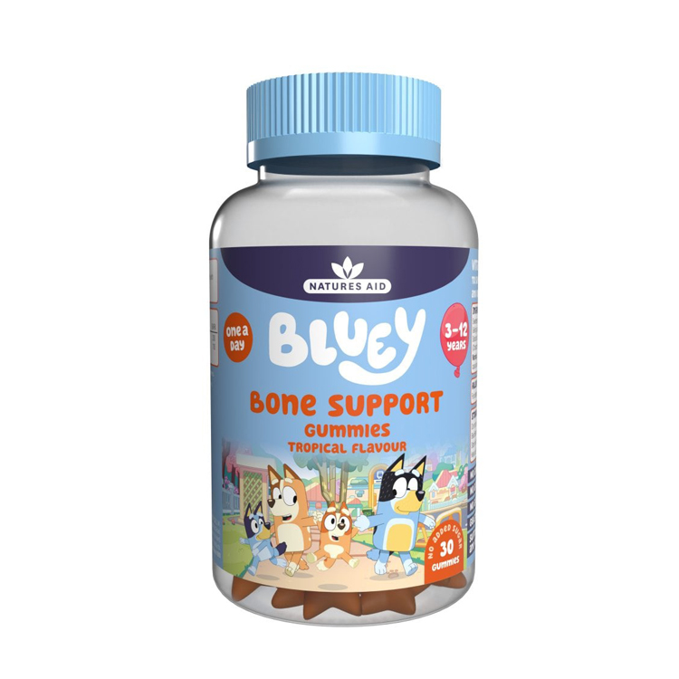 Natures Aid Bluey Bone Support 30 Gummies - Natural Health Products