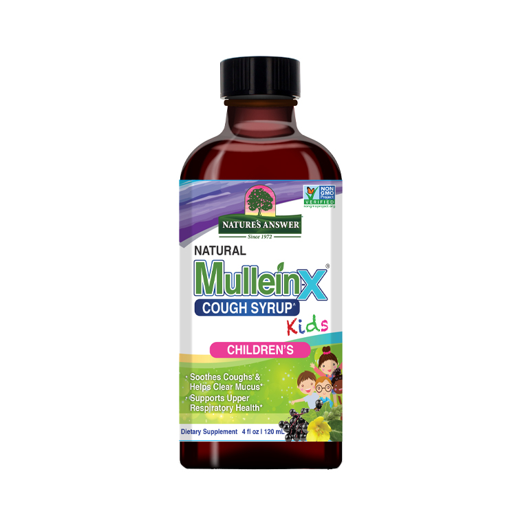 Natures Answer MulleinX Cough Syrup Kids 120ml - Natural Health Products