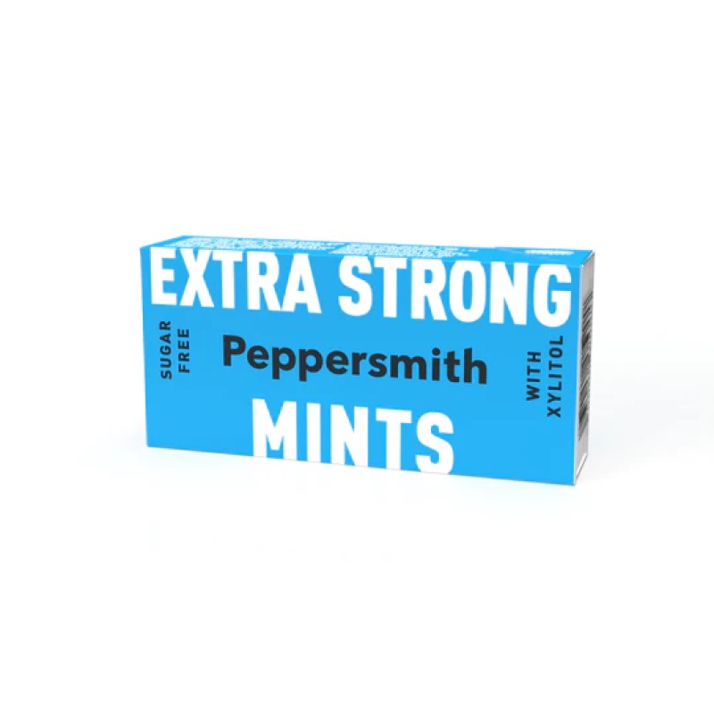 Peppersmith Extra Strong Sugar Free Mints 15g - Natural Health Products