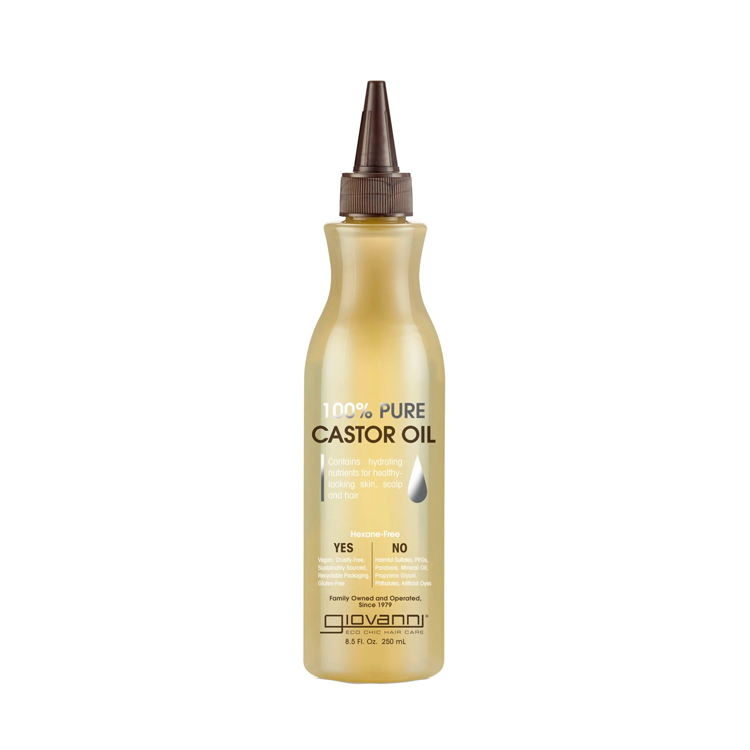 Giovanni 100% Pure Castor Oil 250ml - Natural Health Products