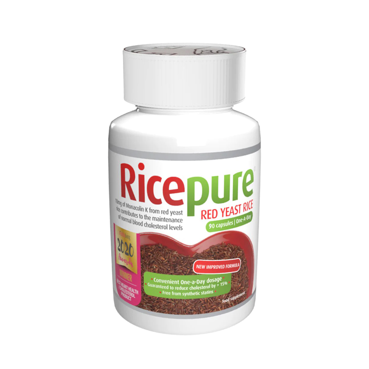 Rice Pure Red Yeast Rice 90 caps - Natural Health Products