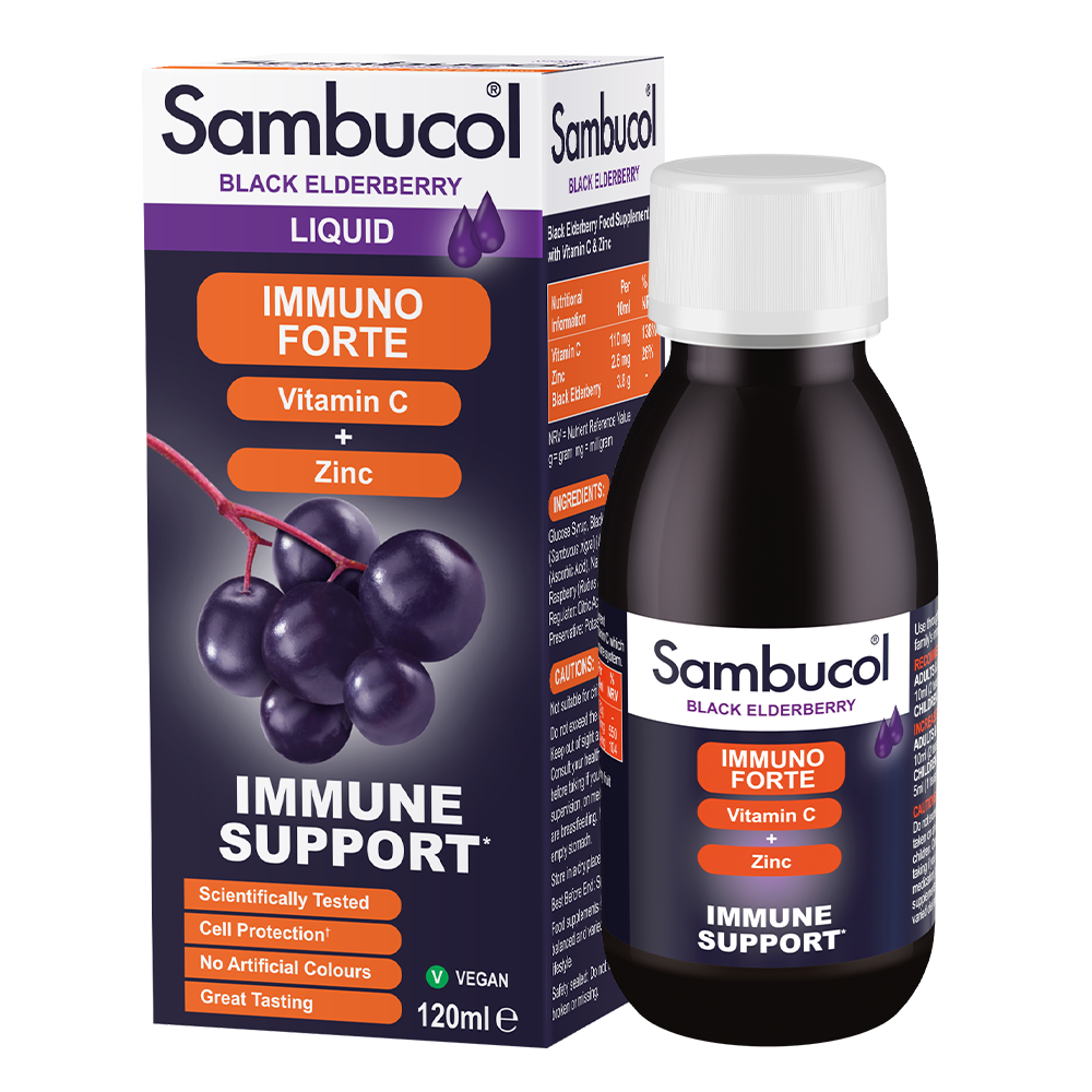 Sambucol Immuno Forte Liquid 120ml - Natural Health Products