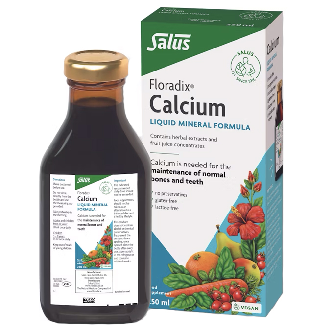 Salus Calcium Liquid Supplement 250ml - Natural Health Products