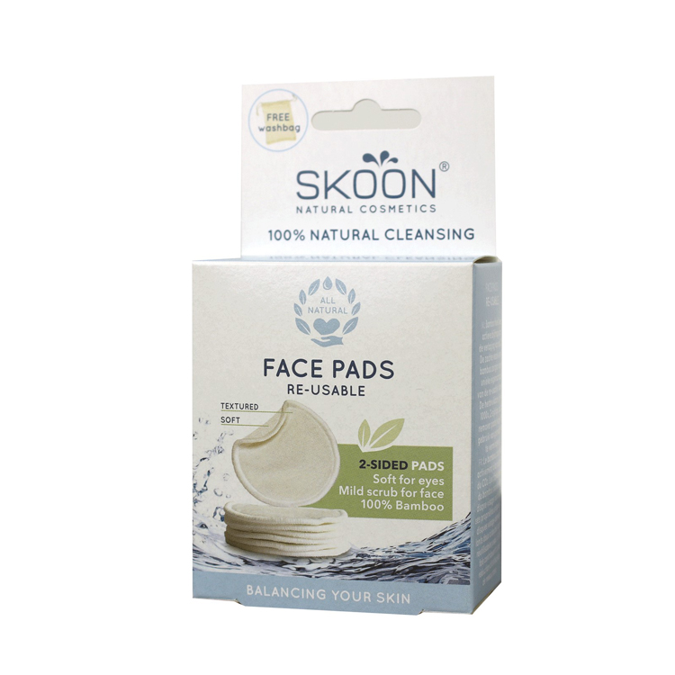 Skoon Reusable Face Pads (7 pads & FREE washbag) - Natural Health Products