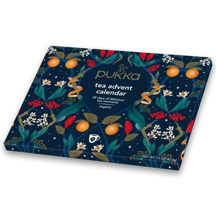 Pukka Tea Advent Calendar 24 Tea Sachets - Natural Health Products