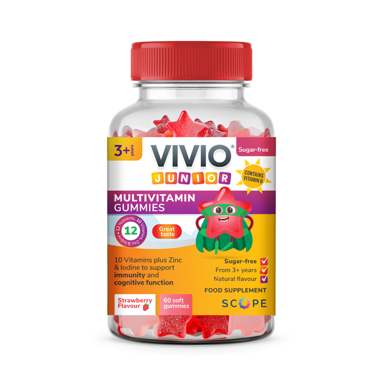 Vivio Junior Multivitamin Gummies 60 soft gummies - Natural Health Products