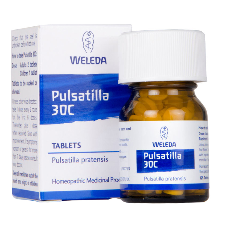 Weleda Pulsatilla 30C 125 tabs - Natural Health Products