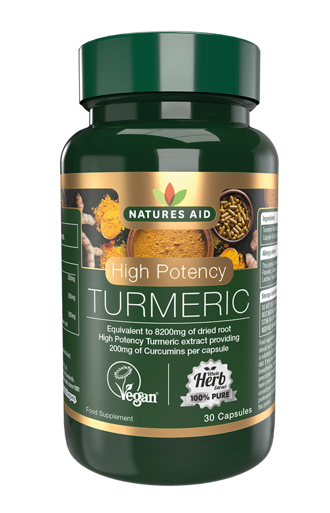Natures Aid Turmeric 8200mg 30 caps - Natural Health Products
